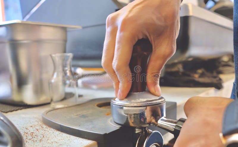 Making Fresh Coffee stock photo. Image of caffe, method - 142277530