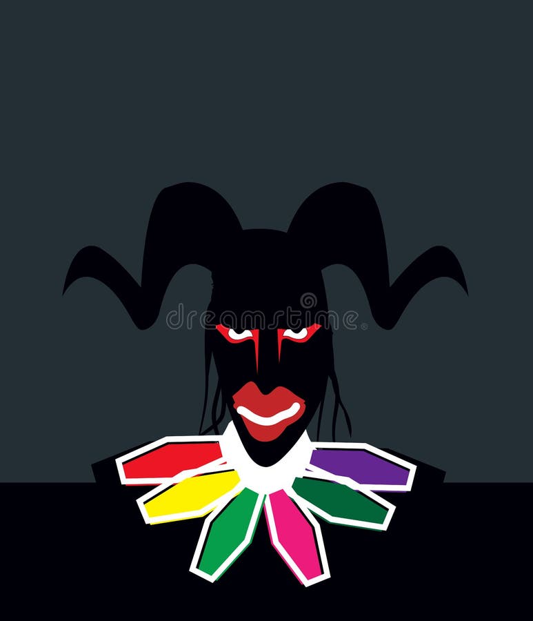 Making fun of the devil stock illustration. Illustration of creature ...