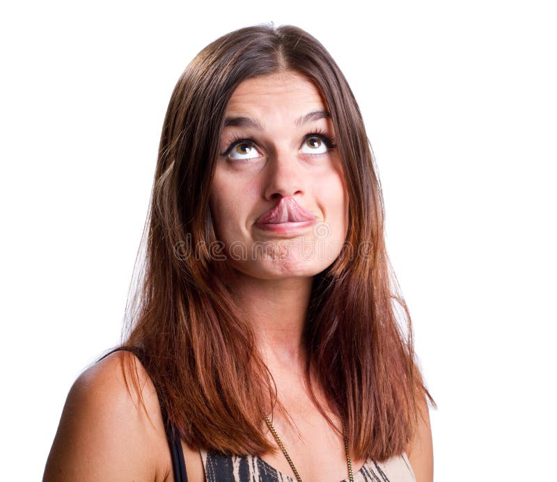 Sneer stock photo. Image of wrinkle, sneer, attractive - 19598210