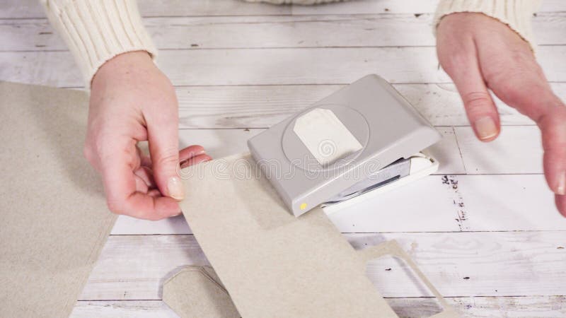 Making a gift tags stock photo. Image of dessert, hobbies - 259433002