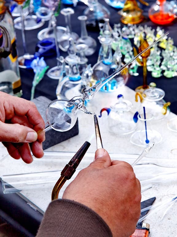 Making glassware stock photo. Image of fine, handicraft - 8952422