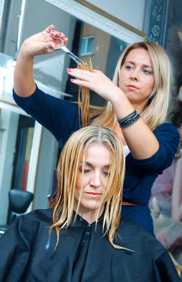 Making new hairstyle stock photo. Image of style, care - 26850622