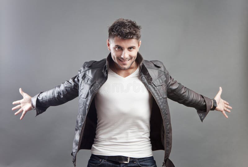 Macho Man Making an Appearance Stock Image - Image of life, cool: 27717855