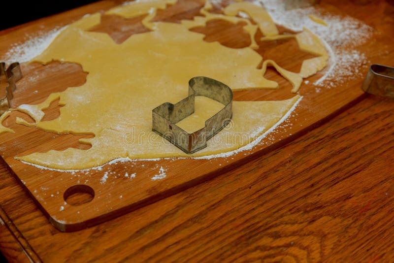 Making of Home-made Cookies Stock Image - Image of children, cookie ...