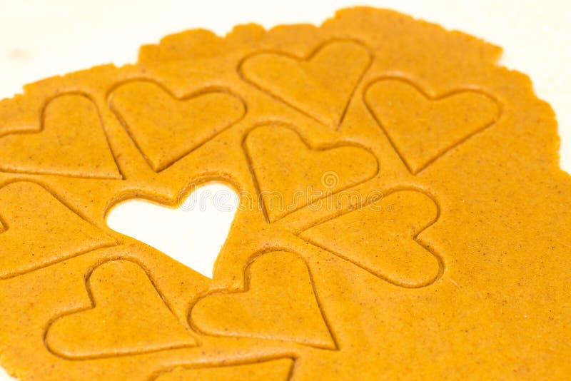 Making Homemade Christmas Cookies in Various Shapes Stock Image - Image ...