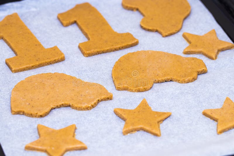 Making Homemade Christmas Cookies in Various Shapes Stock Photo - Image ...