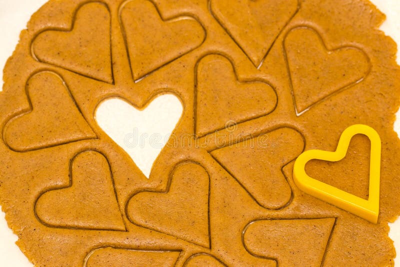 Making Homemade Christmas Cookies in Various Shapes Stock Photo - Image ...