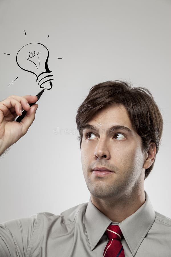 Making an ideia. stock image. Image of concepts, imagination - 27412737