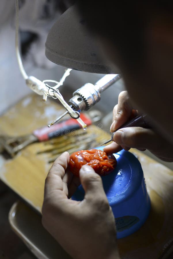 Making of jewelry editorial photo. Image of tools, manufacturing - 95395256