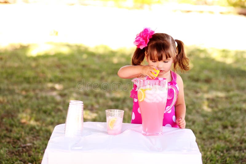 Making Lemonade stock photo. Image of female, clear, attractive - 24706792