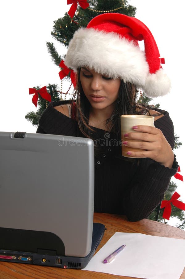 Making a List stock photo. Image of list, bows, pine, spending - 2977732