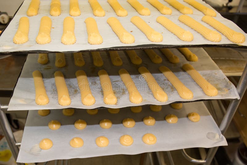 Making Macarons in the Laboratory of a Pastry Stock Image - Image of ...