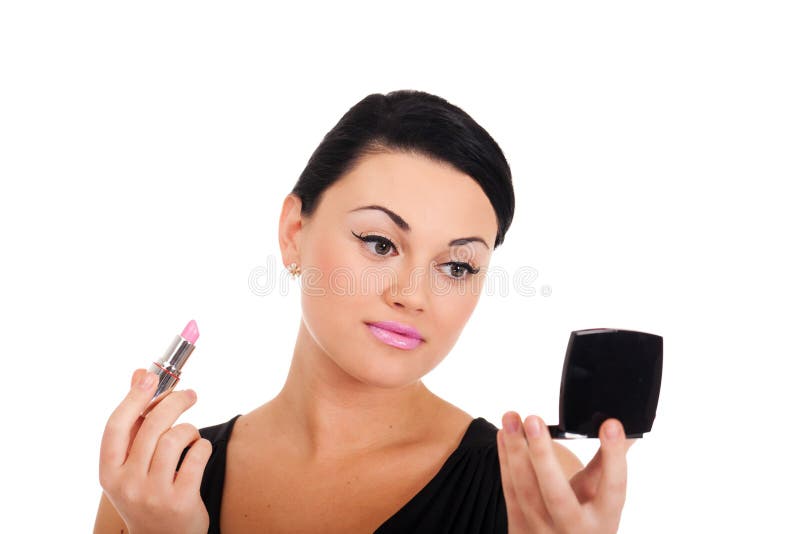 Making make-up stock photo. Image of elegance, cocktail - 22300058