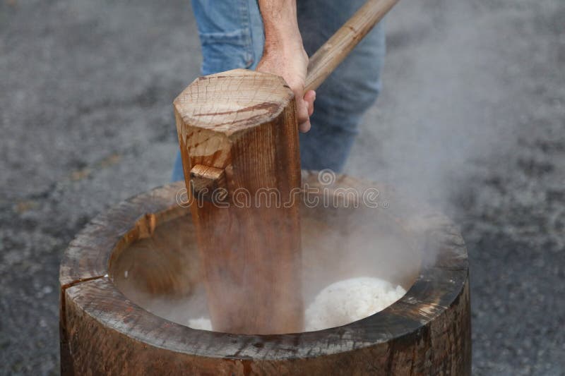Making mochi stock photo. Image of annual, outdoors - 324530848