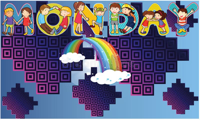 Making monday new advance stock vector. Illustration of nature - 169425265