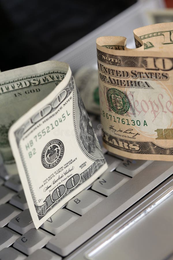 Making Money stock photo. Image of paper, internet, selective - 18747638