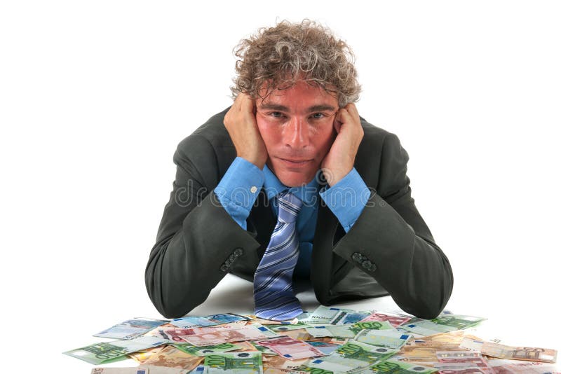 Making money stock image. Image of studio, spender, banknotes - 28208791