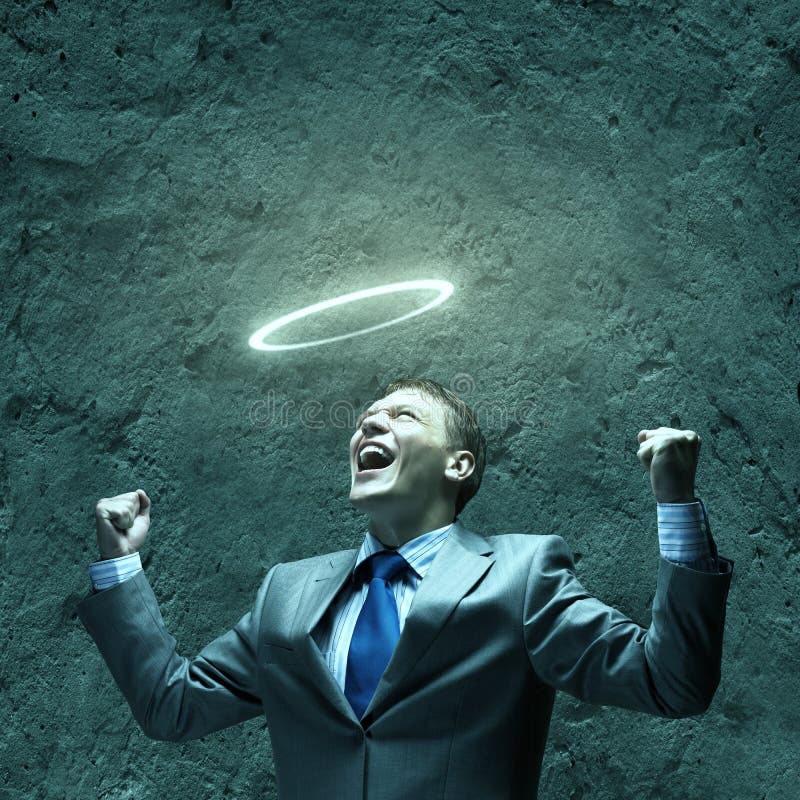 Saint businessman stock image. Image of business, industrial - 33034479