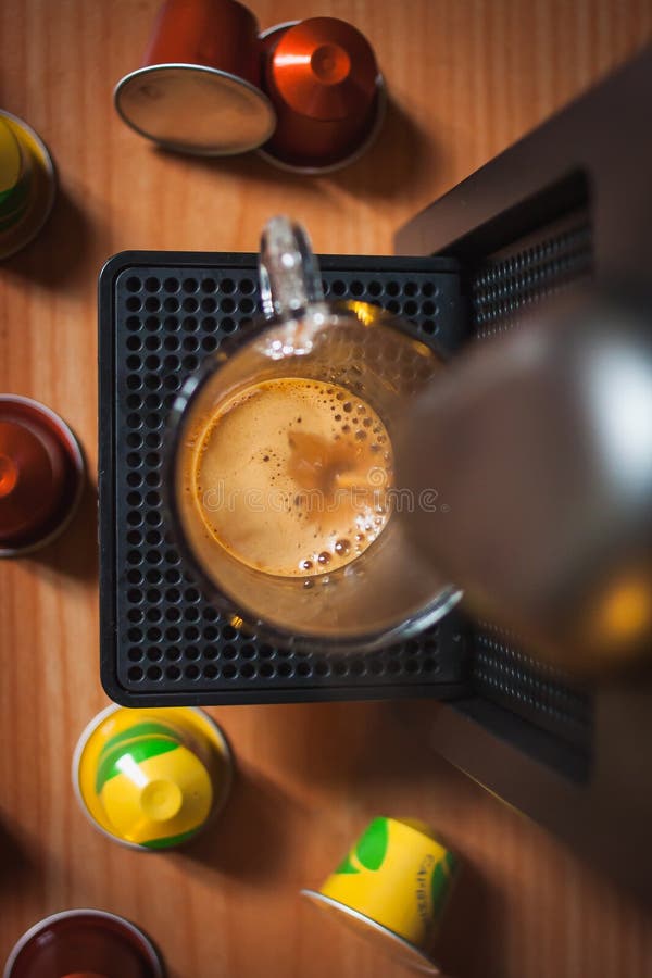Coffe Machine For Italian Espresso Stock Photo - Image of drink, flavor ...