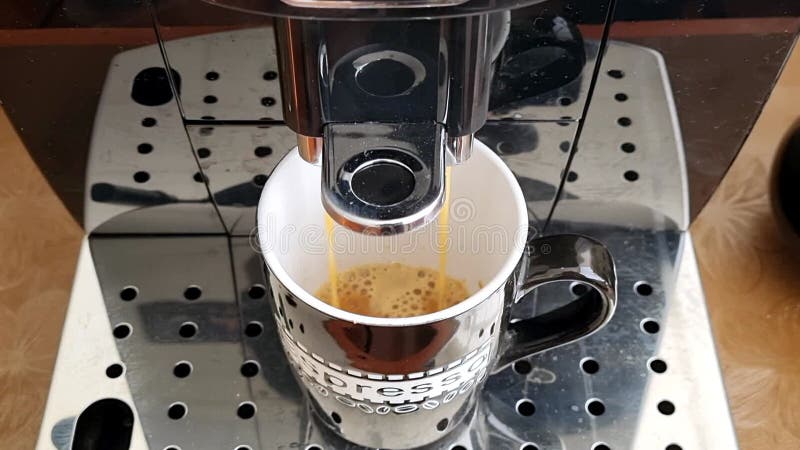Making morning coffee stock footage. Video of food, espresso - 252088550