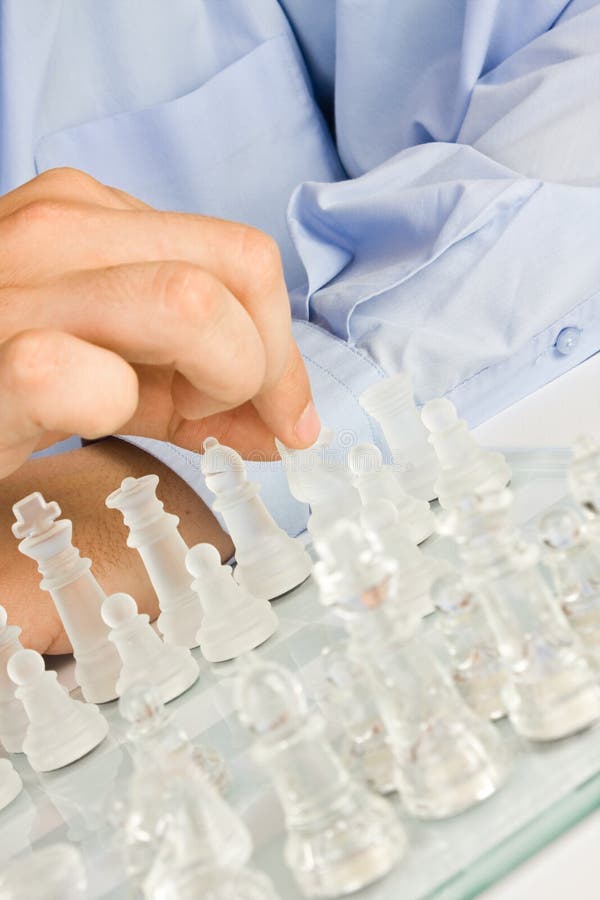 Glass chess stock image. Image of checkmate, move, leader - 10603337