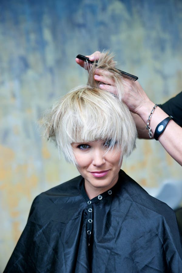 Making new hairstyle stock photo. Image of style, care - 26850622