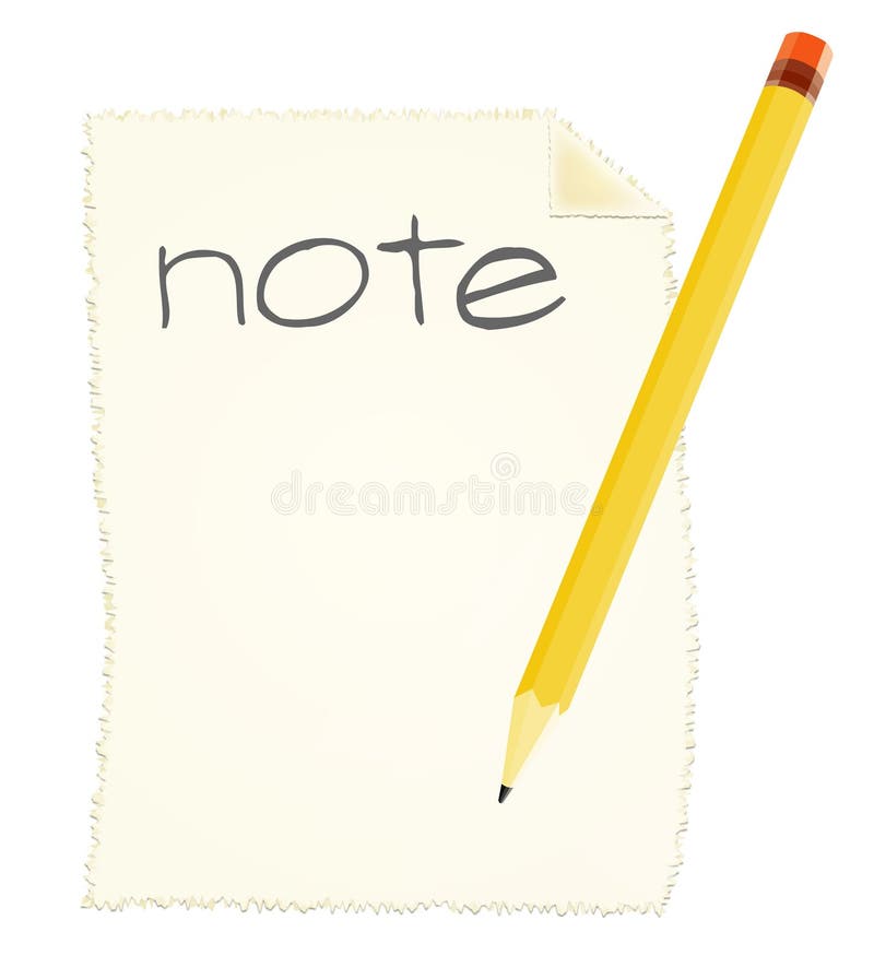 Making a note stock illustration. Illustration of idea - 926002