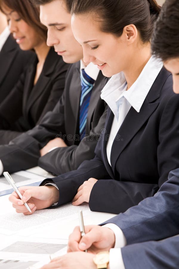 Making notes stock photo. Image of female, holding, career - 10495440