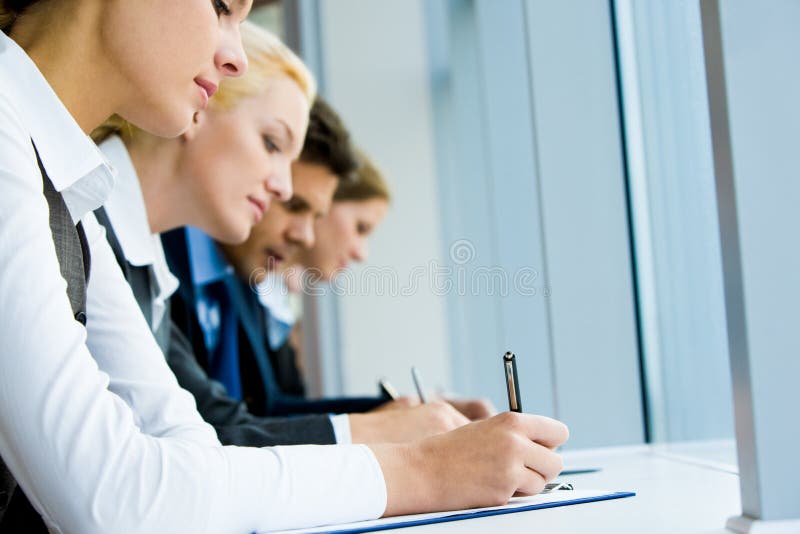 Making notes stock photo. Image of female, holding, career - 10495440