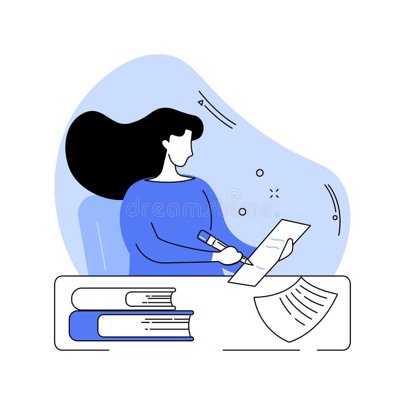 Student Writing Notes Classroom Stock Illustrations – 161 Student ...