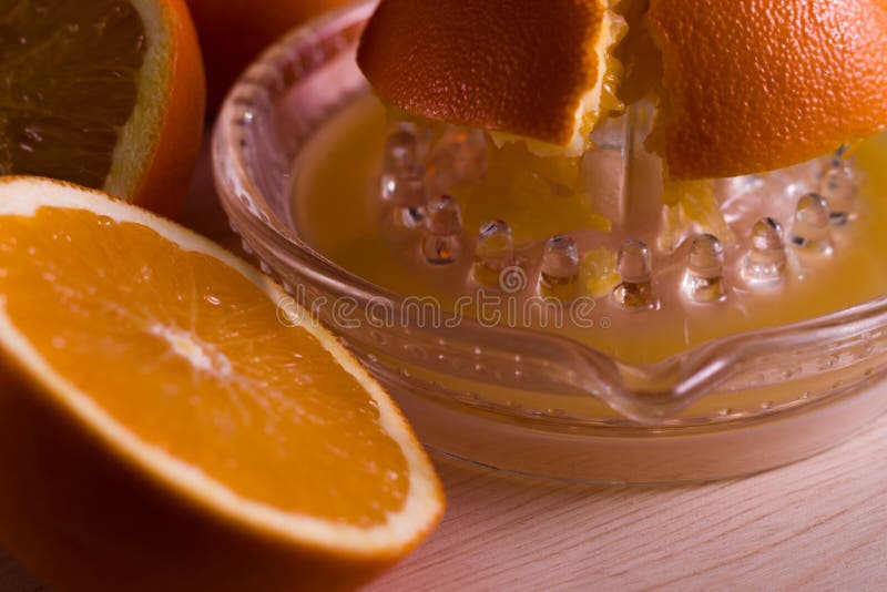 Making Orange Juice at Home Stock Image - Image of juice, process ...
