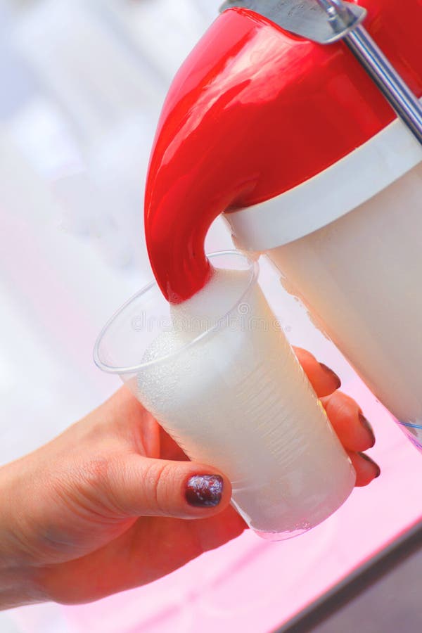 Oxygen Cocktail - an Oxygenated Drink that Forms a Foamy `cap Stock ...