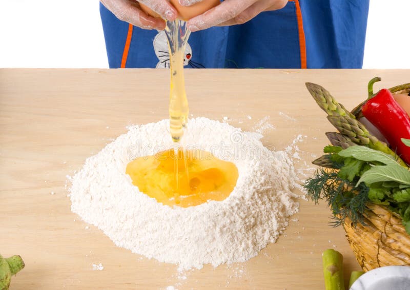 Making pasta stock image. Image of cook, bread, herb, food - 2209111