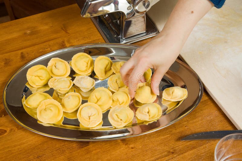 Making pasta stock image. Image of homemade, cooking - 79927615