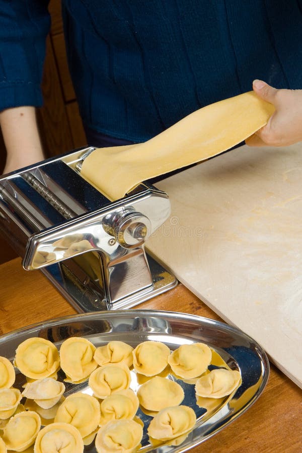 Making pasta stock photo. Image of fettuccine, eggs, fresh - 79927650