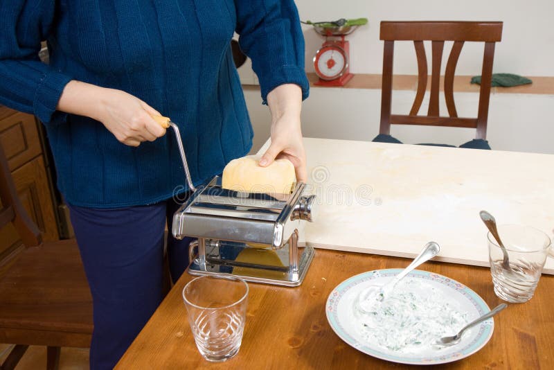 Making pasta stock image. Image of mediterranean, chef - 74173873