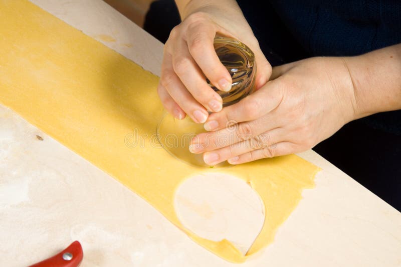 Making pasta stock image. Image of italy, cutlery, cutting - 74173909