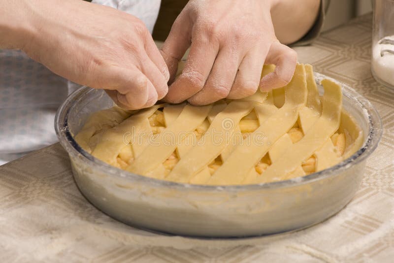 Making pie stock photo. Image of indoors, food, women - 15051064