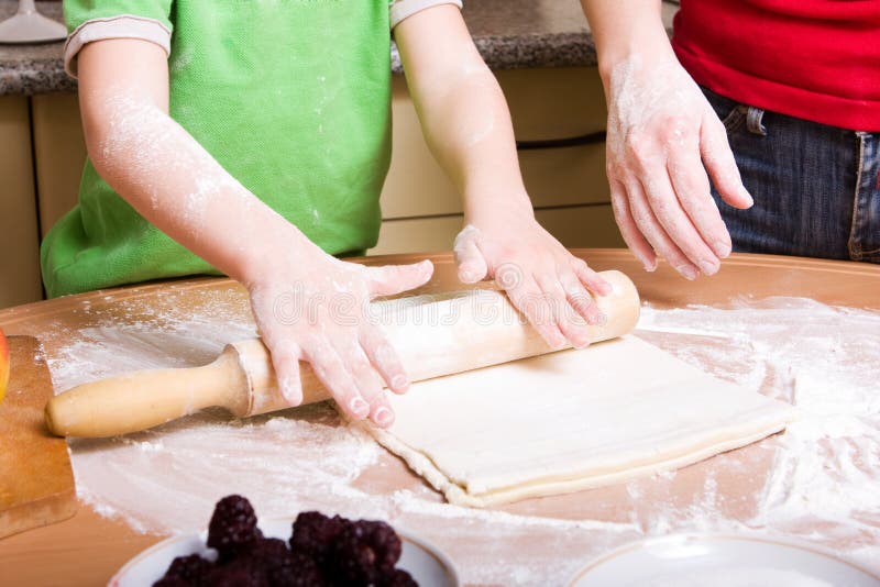 Making pie stock image. Image of dinner, kitchen, baking - 8722223