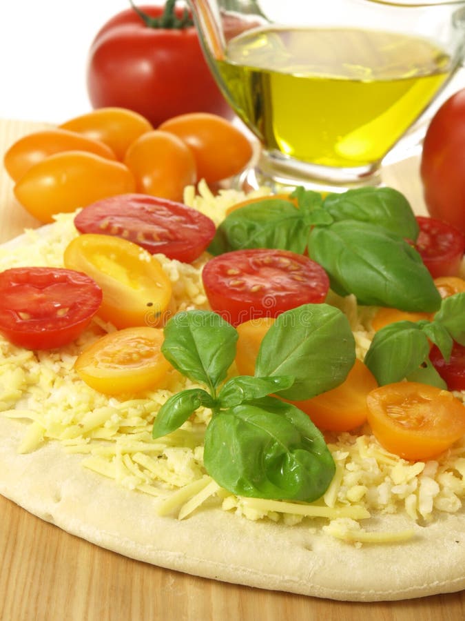Making a pizza stock photo. Image of cheese, vegetables - 25735346
