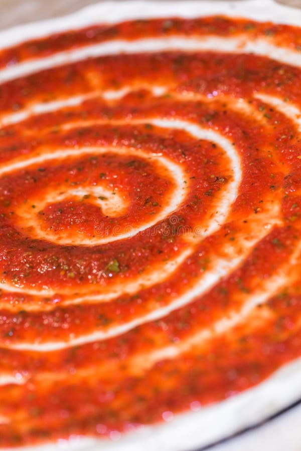 Making pizza stock photo. Image of cooking, making, pizza - 53847646