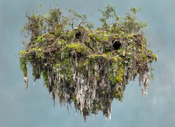 Making a Plaster Ball Out of Thread and Plaster. Stock Photo - Image of ...