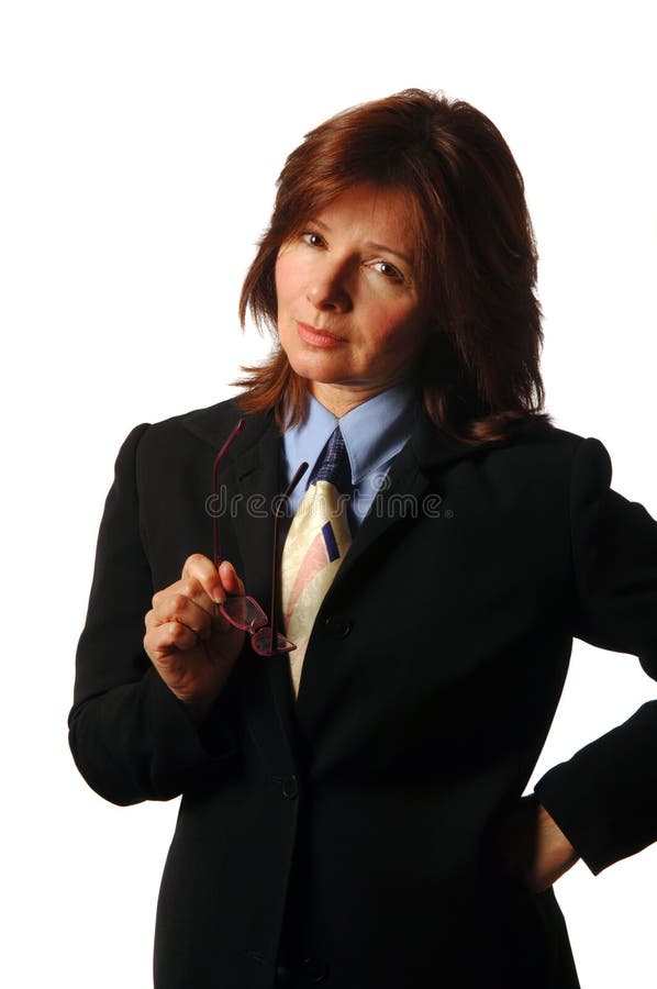 Making a point stock image. Image of businesswoman, american - 3849223
