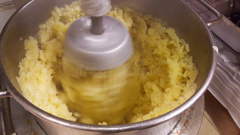 Making potato mash stock photo. Image of prepared, healthy - 70578962