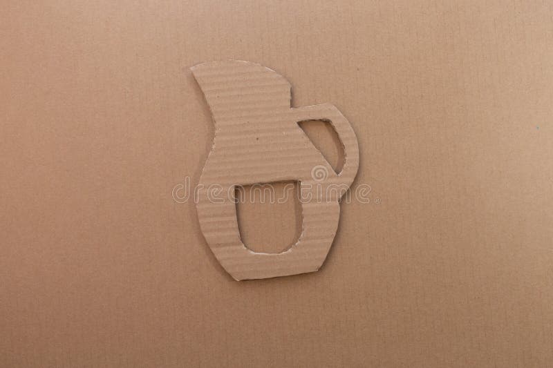 Crafted Paper Lemonade Pitcher in Sunlight, Summer Themes Stock Image ...