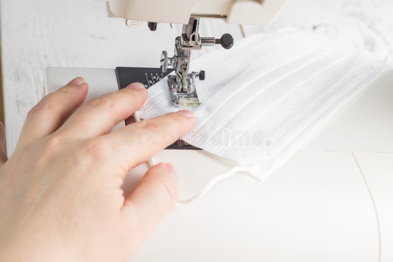 Making a Protective Medical Masks from Coronavirus Hand Made Sewing ...
