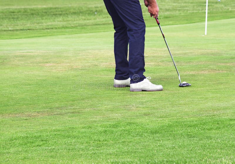 Making the putt. stock photo. Image of travel, approaching - 31582354