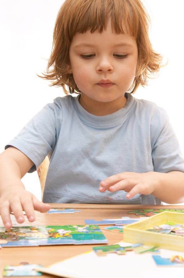 Making puzzle stock photo. Image of activity, childhood - 2187030
