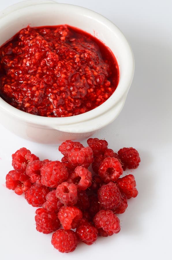 Making Raspberry jam stock image. Image of homemade, ingredient - 72789211