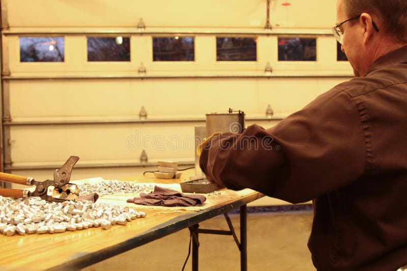 Making reloading bullets stock image. Image of reloading - 36759033
